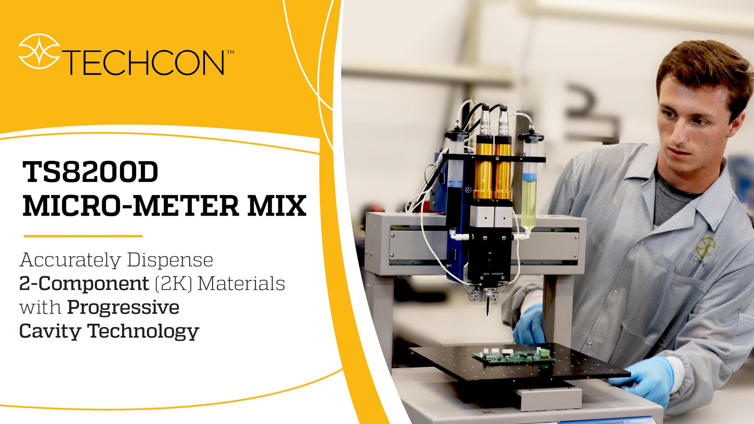 Techcon Launches New Micro-Meter Mix Two-Component Dispensing System ...