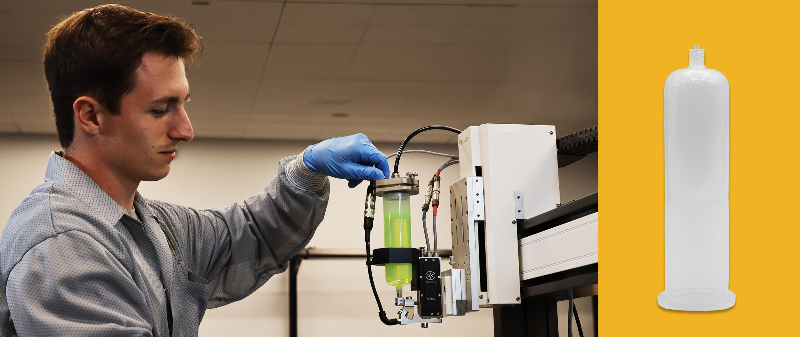 Techcon Launches New Extra-Large Syringe Barrel, TS60C-LL-N - Techcon